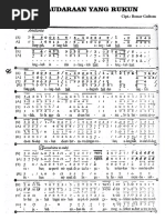 Partitur Lagu Koor Persaudaraan Rukun | PDF | Seni