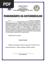 PANUNUMPA | PDF