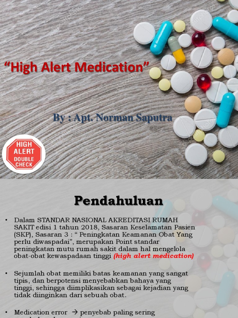 High Alert Medication | PDF