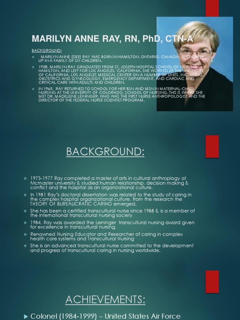 Marilyn Anne Ray - Bureaucratic Caring | PDF | Nursing | Health Care