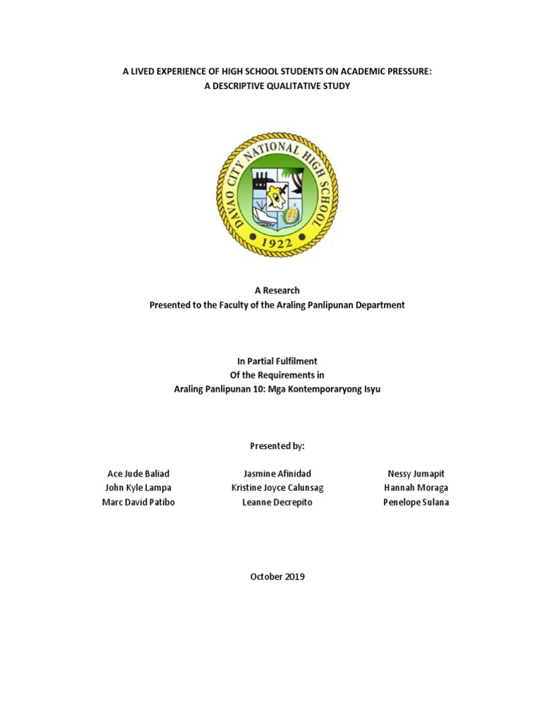 Impact of Academic Pressure on Students | PDF