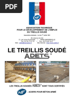 Treillis Soudes Adets | PDF | Ingénierie des structures | Bâtiment (construction)