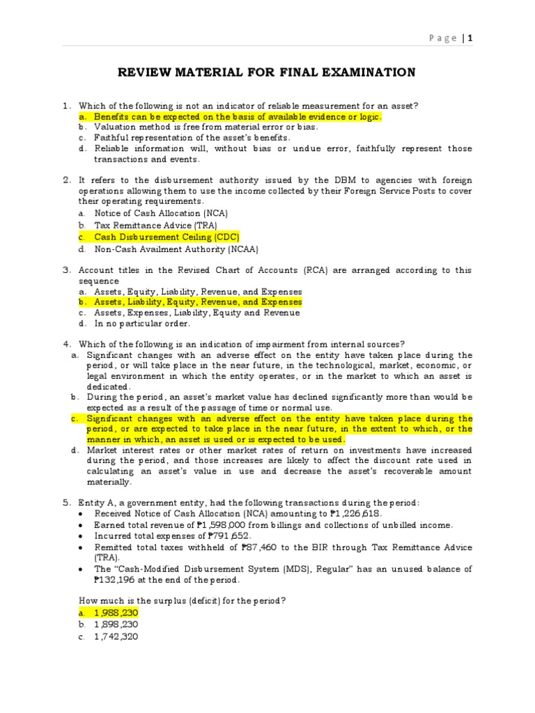 Review Materials For Finals-Q | PDF | Revenue | Payroll Tax