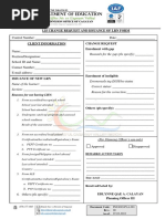 Deped Form 138-E Report Card Grades 4 To 6 Blank | PDF