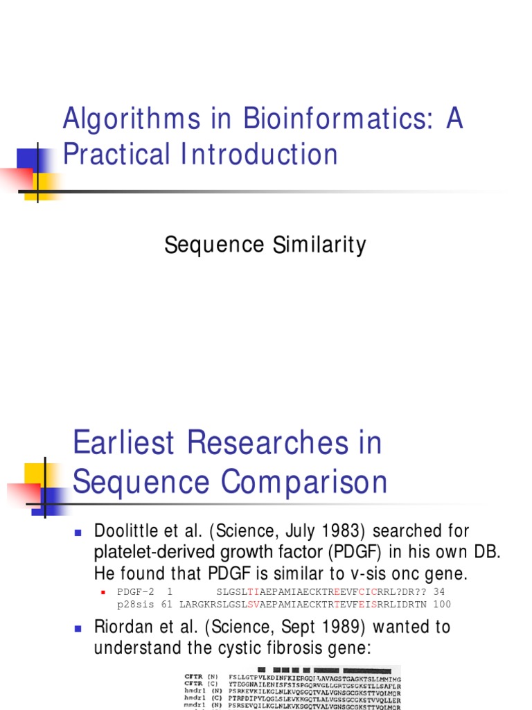 Lab5 Ch2 Sequence Similarity PDF | PDF | Sequence Alignment | Bioinformatics