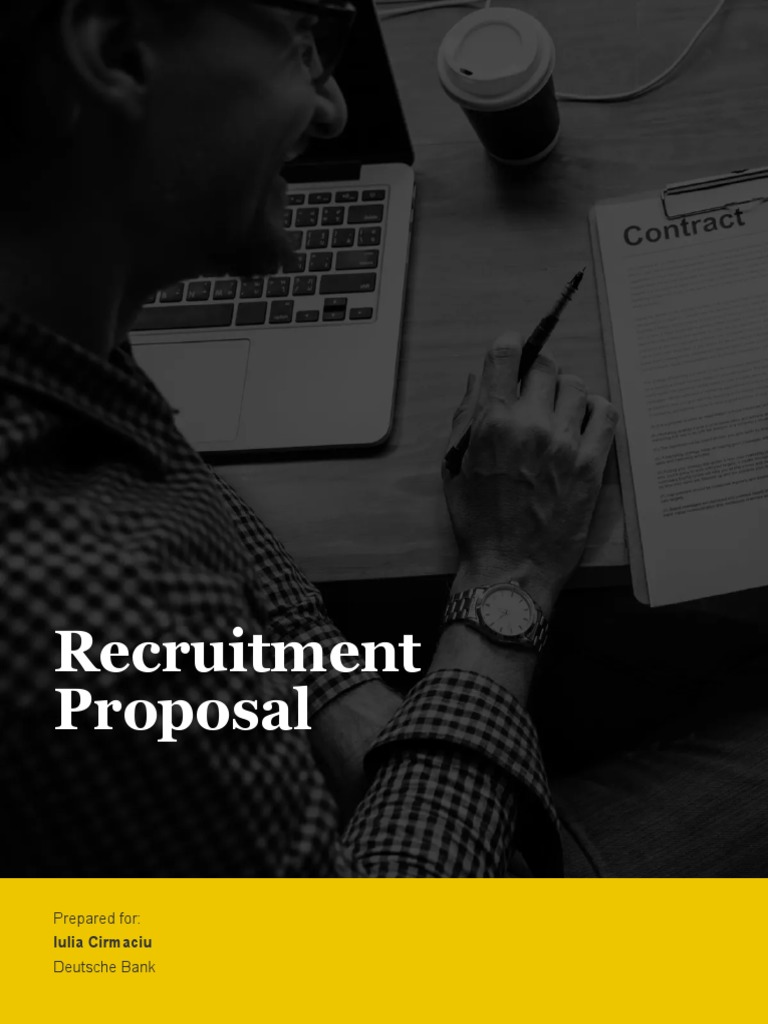 Recruitment Proposal | PDF | Recruitment | Salary