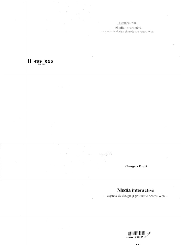 Media Interactiva - Georgeta Drula PDF | PDF