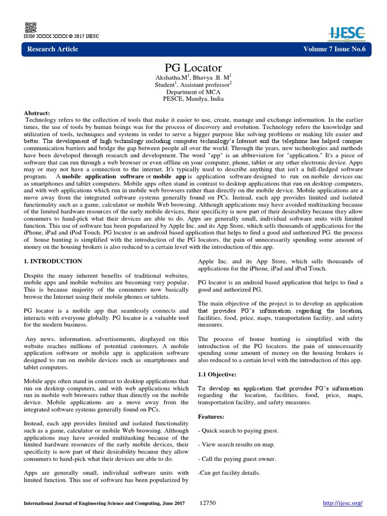 PG Locator | PDF | Mobile App | Ios