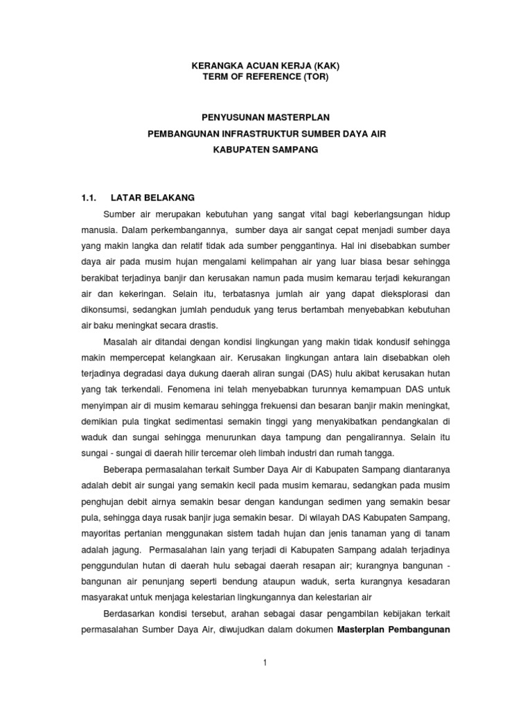 KAK Masterplan | PDF