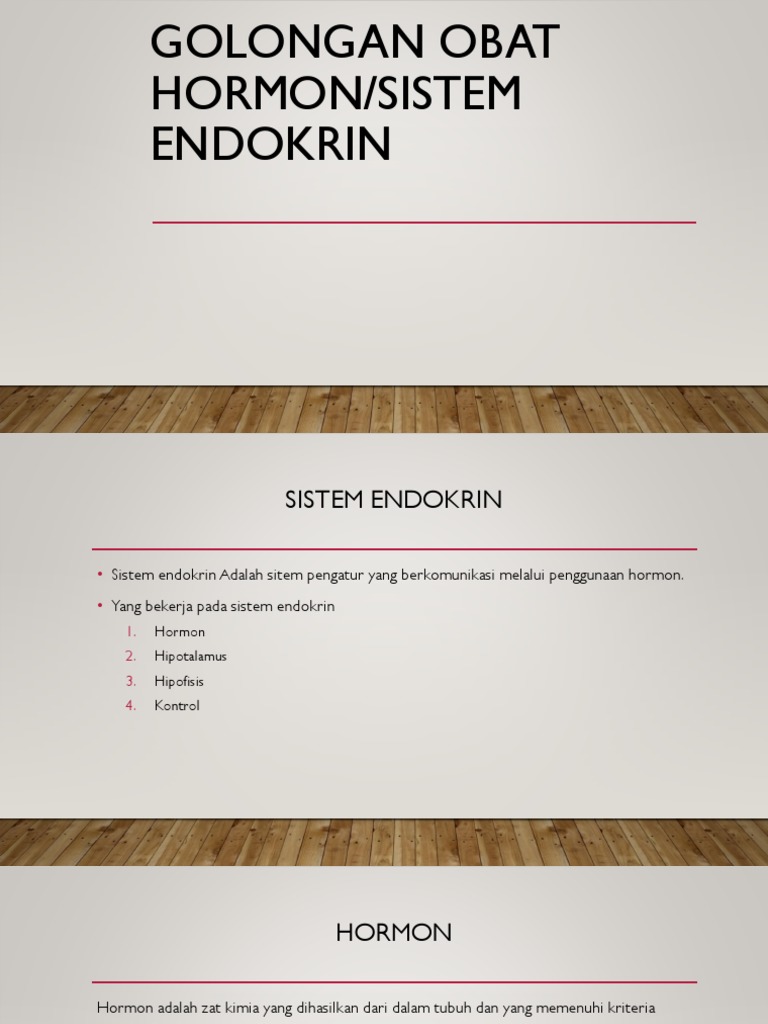 Golongan Obat Hormon | PDF | Pengembangan Diri | Kesehatan Holistik