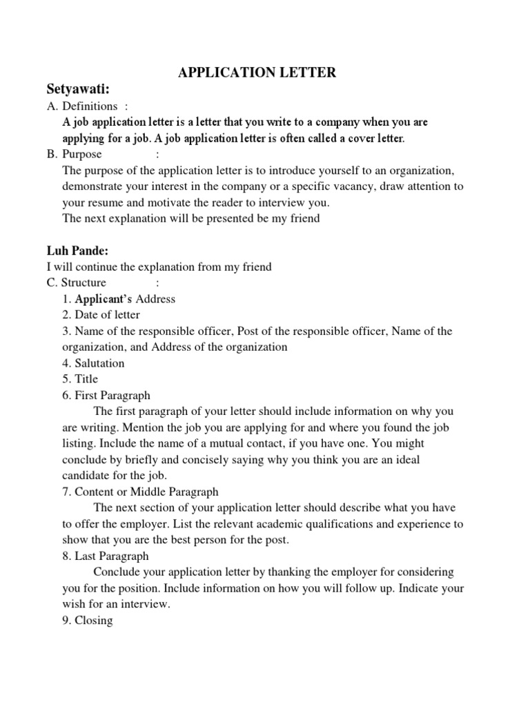 Application Letter Materi | PDF | Résumé | Communication