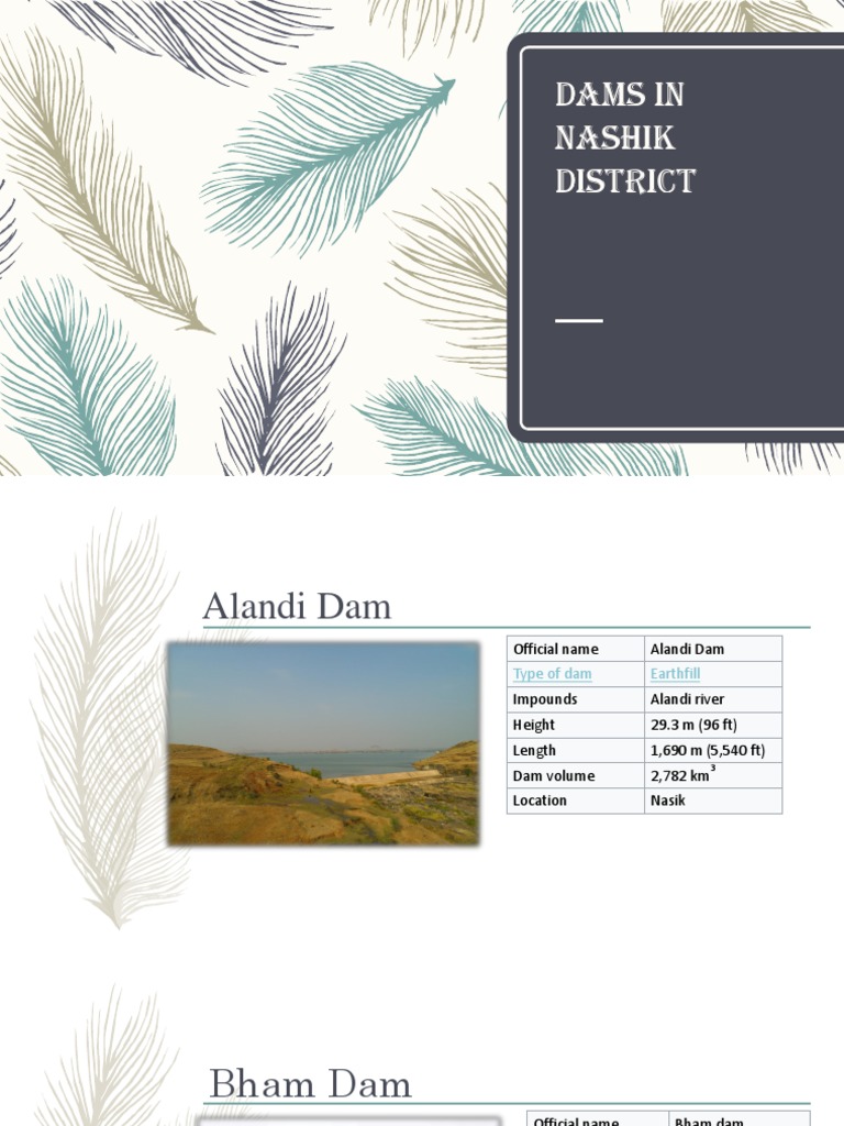 Dams in Nashik District | PDF | Dam | Hydrology And Urban Planning