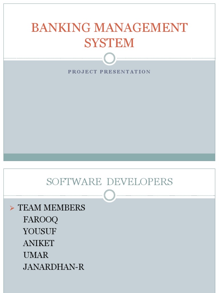 Banking Management System 7030 | PDF | Oracle Database | Feasibility Study