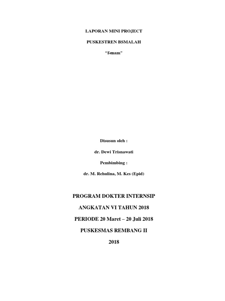 Laporan Minipro | PDF