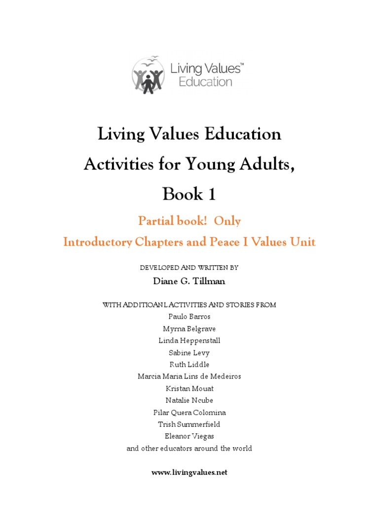 Living Values | PDF | Value (Ethics) | Learning