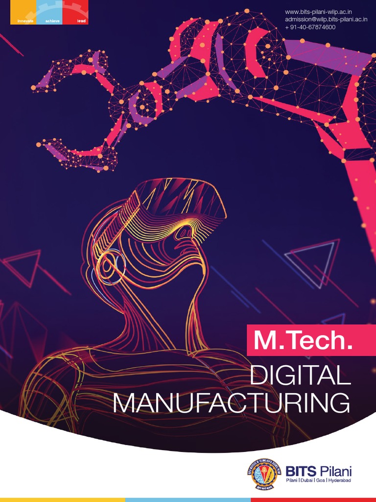 Mtech Digital Manufacturing | PDF | Internet Of Things | Composite Material