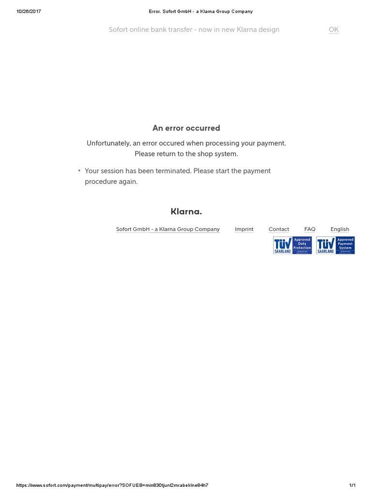 An Error Occurred: Unfortunately, An Error Occured When Processing Your ...