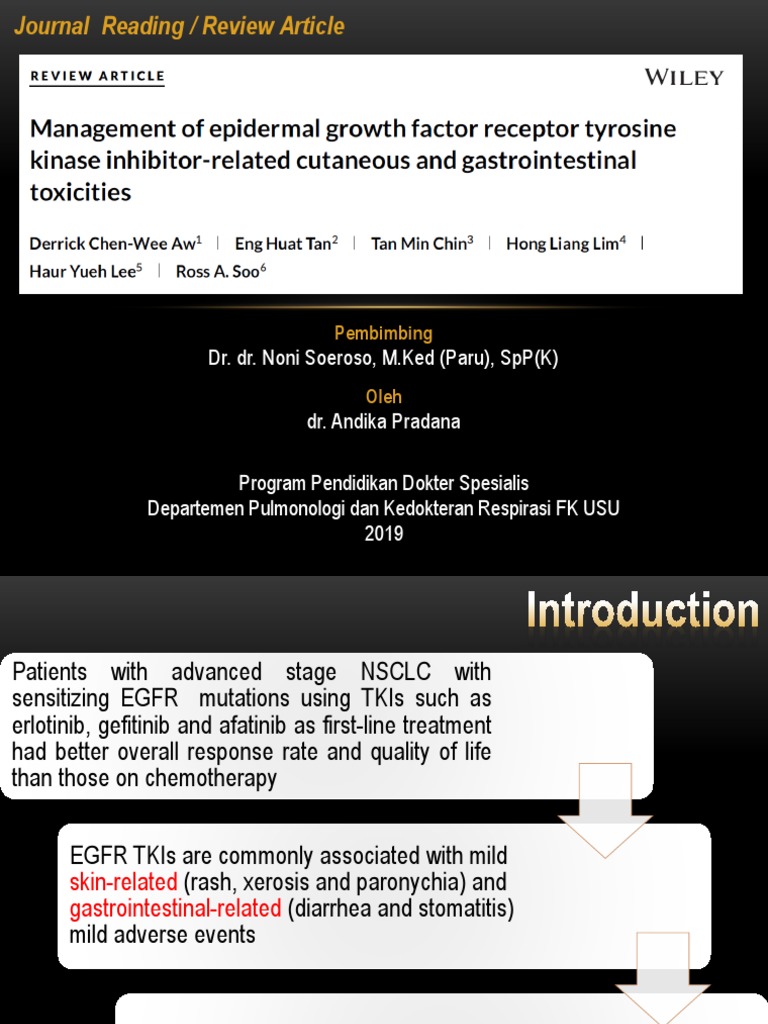 Jurnal Reading Onko | PDF | Diarrhea | Epidermal Growth Factor Receptor