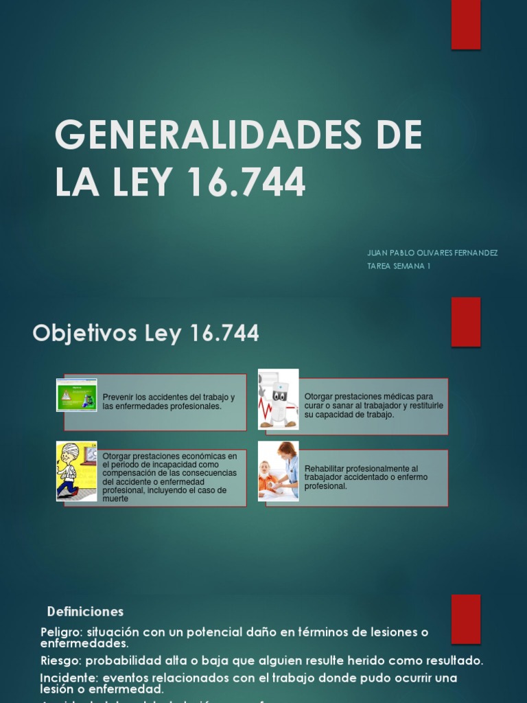 Power de La Ley 16.744 | PDF | Salud pública | Epidemiología