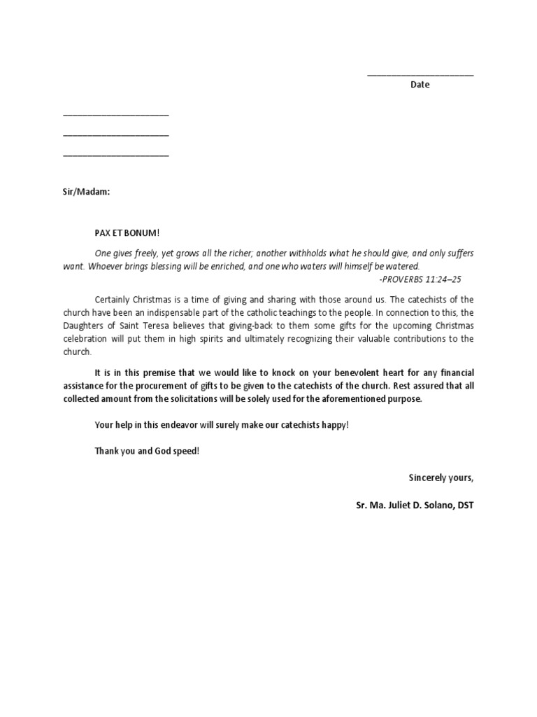 Solicitation GIFTS DST | PDF