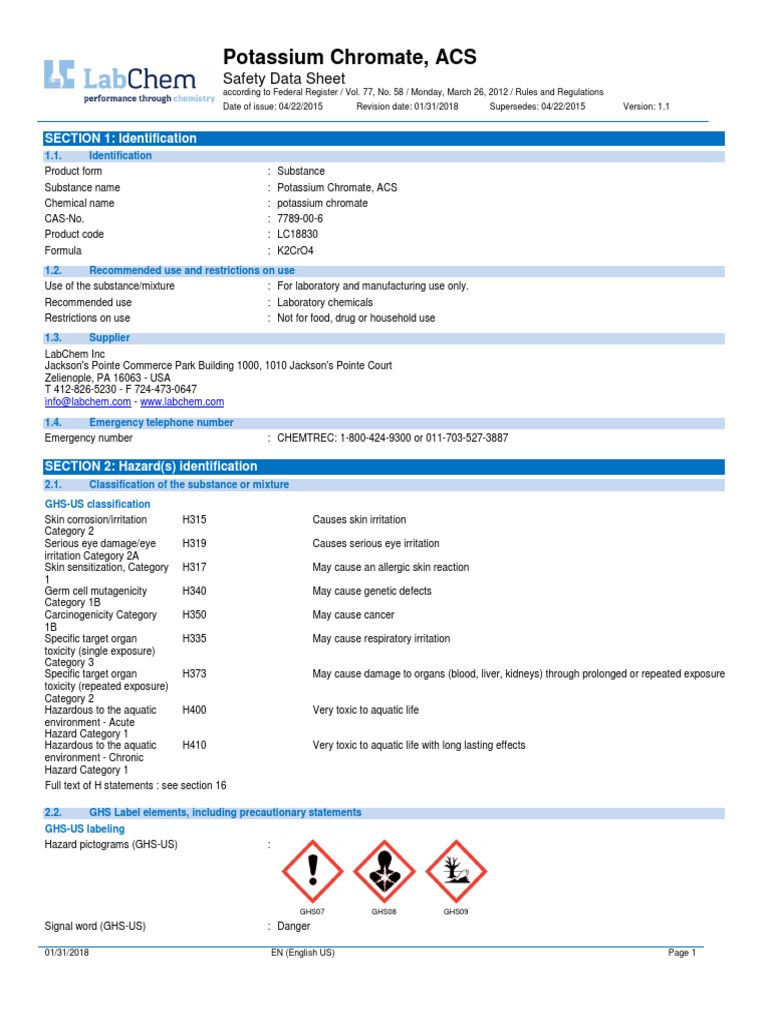 Material Safety Data Sheet | PDF | Toxicity | Personal Protective Equipment