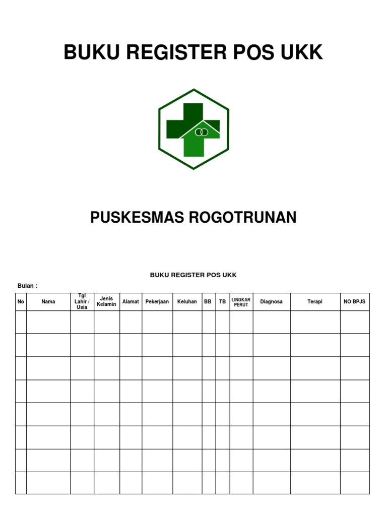 Buku Register Pos Ukk | PDF