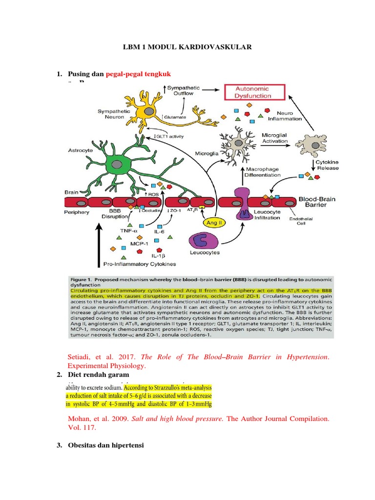 LBM 1 Modul Kardiovaskular: Pegal-Pegal Tengkuk | PDF