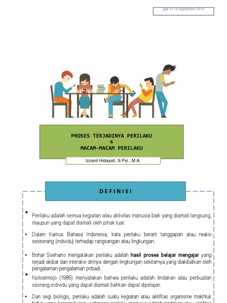 1 - Proses Terjadinya Perilaku & Macam-Macam Perilaku - 2-1 | PDF