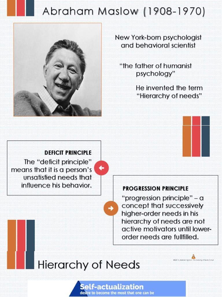 Abraham Maslow (1908-1970) | PDF | Self Actualization | Motivation