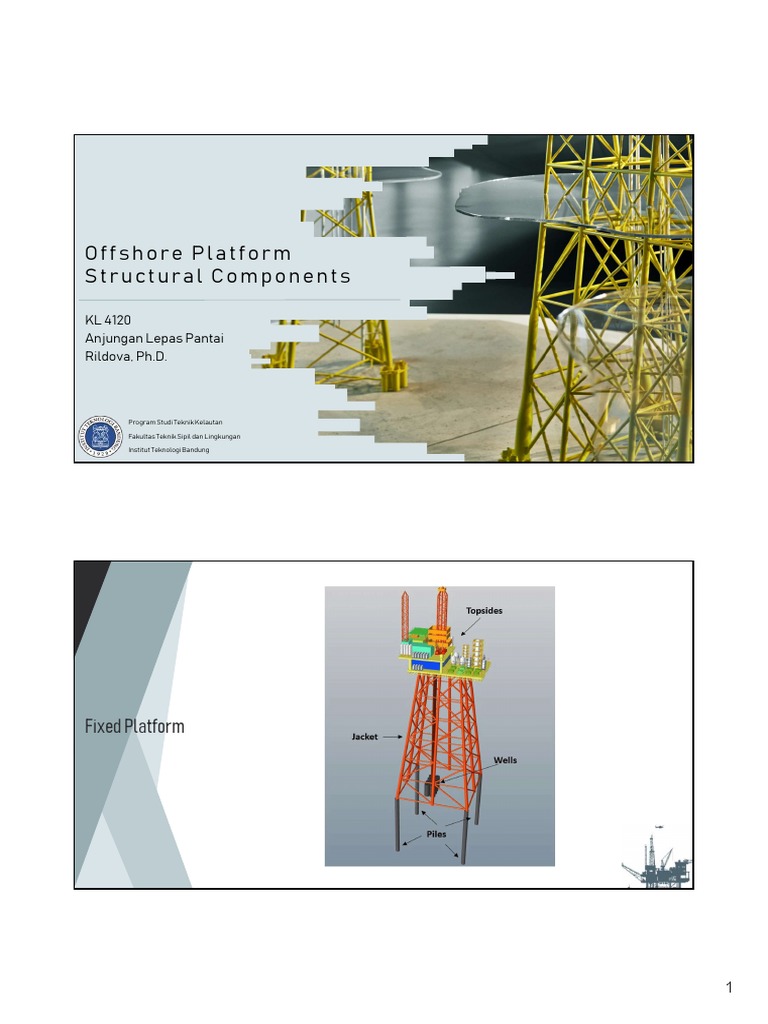 02a Offshore Platform Structural Components | PDF | Geotechnical ...