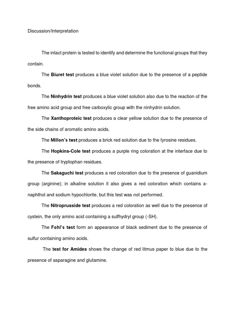 Discussion and Interpretation | PDF