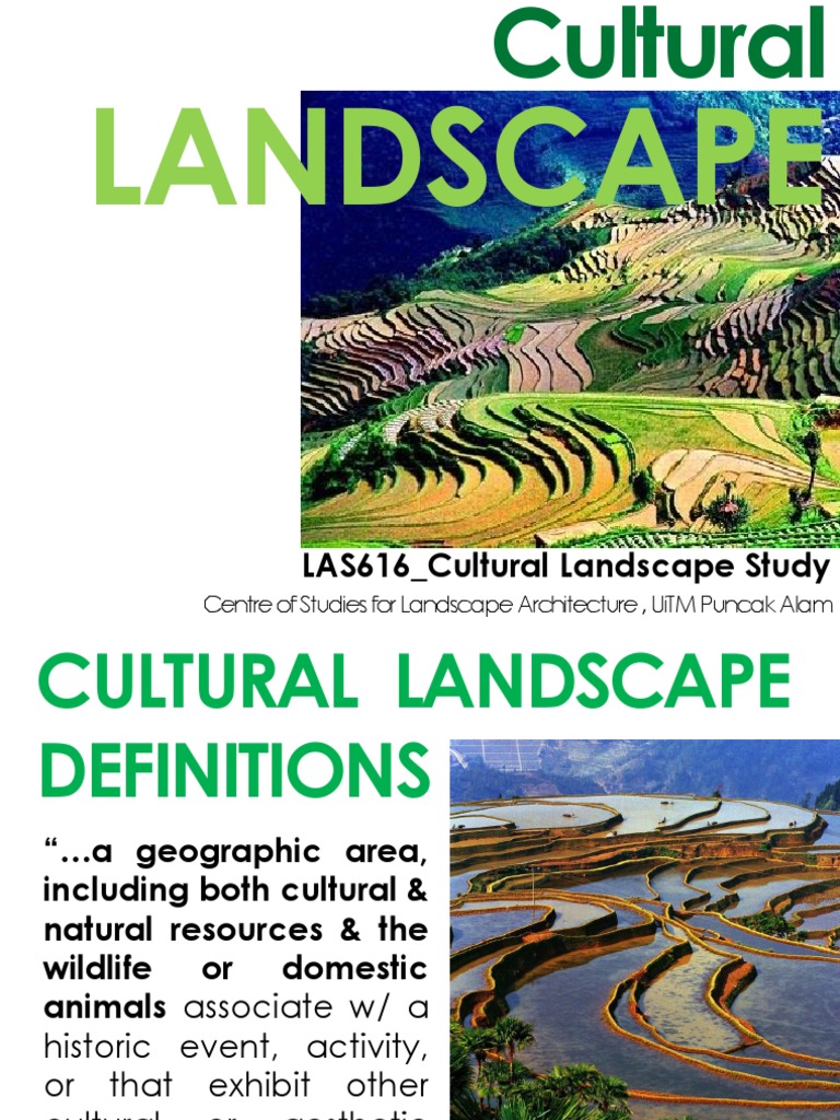 Cultural Landscape Study Guide | PDF | Landscape | Trail