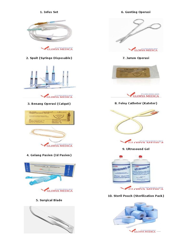 Infus Set 6. Gunting Operasi | PDF