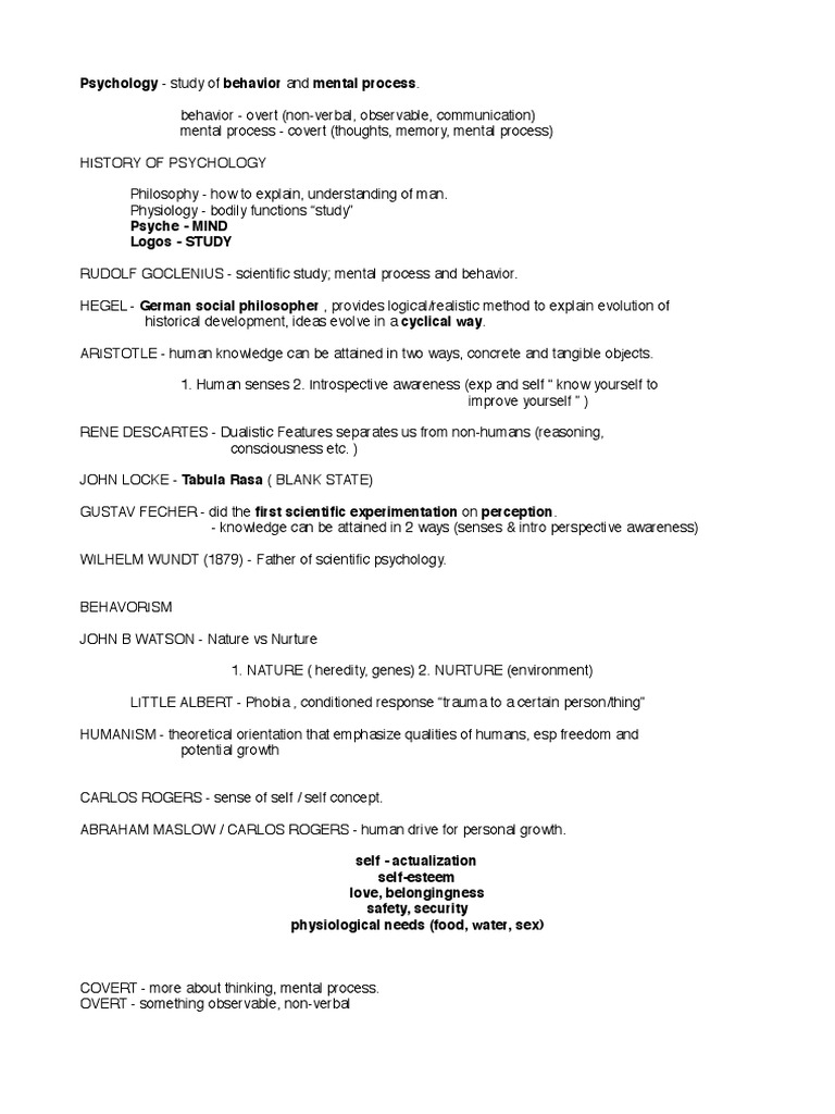 General Psychology Notes | PDF | Recall (Memory) | Memory