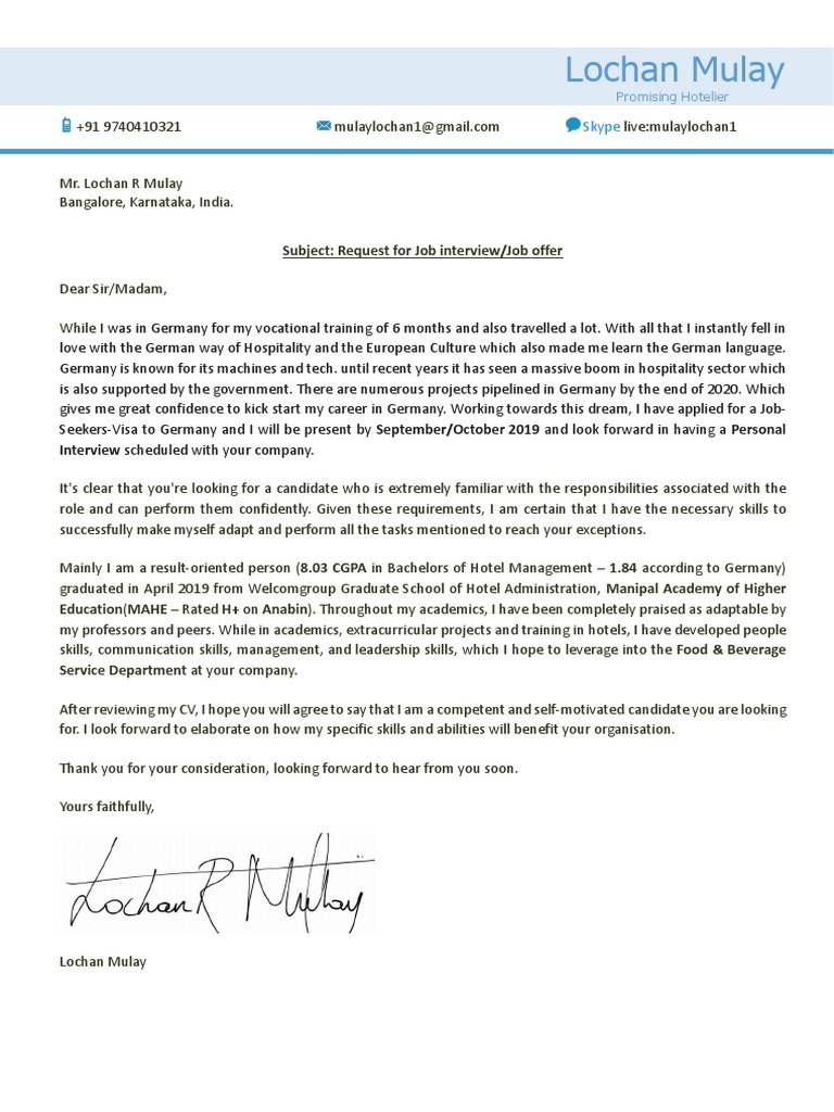 Letter of Objective | PDF | Germany | World Politics