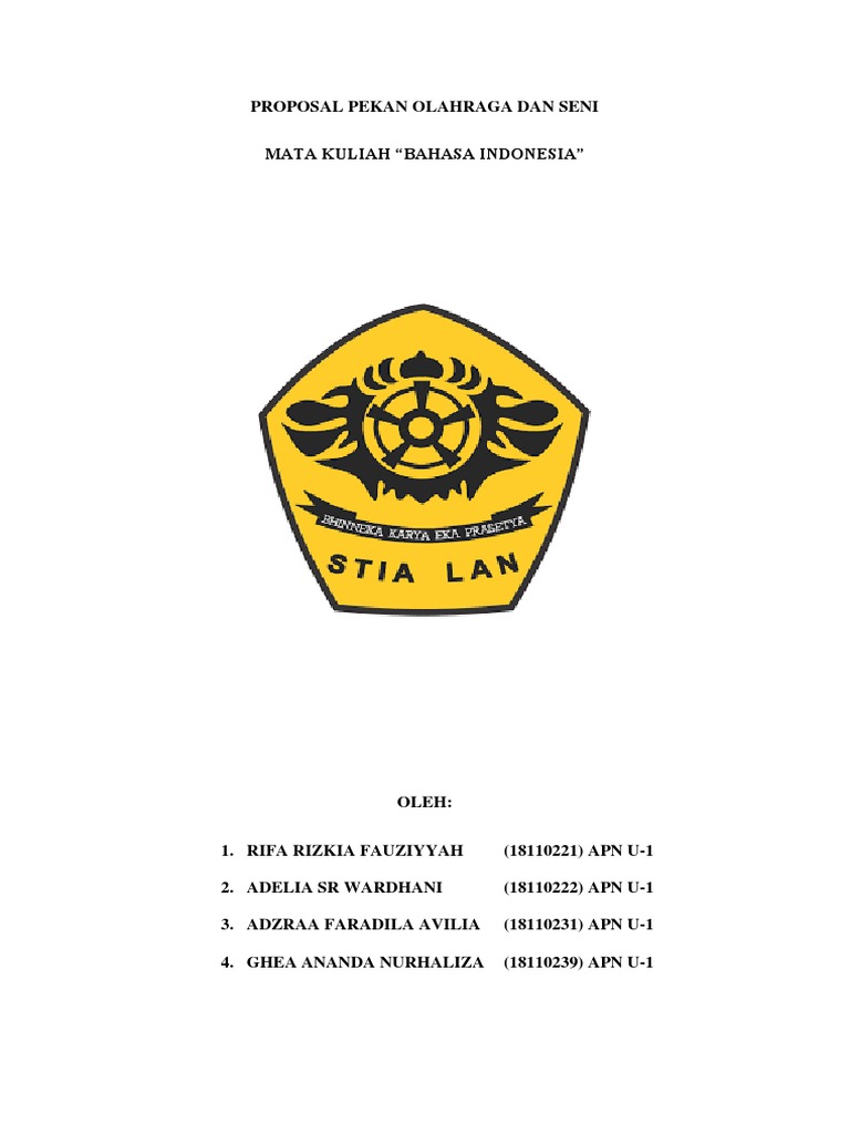 Proposal Pekan Olahraga Dan Seni | PDF | Perjalanan