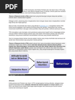 Teori Planned Behavior | PDF