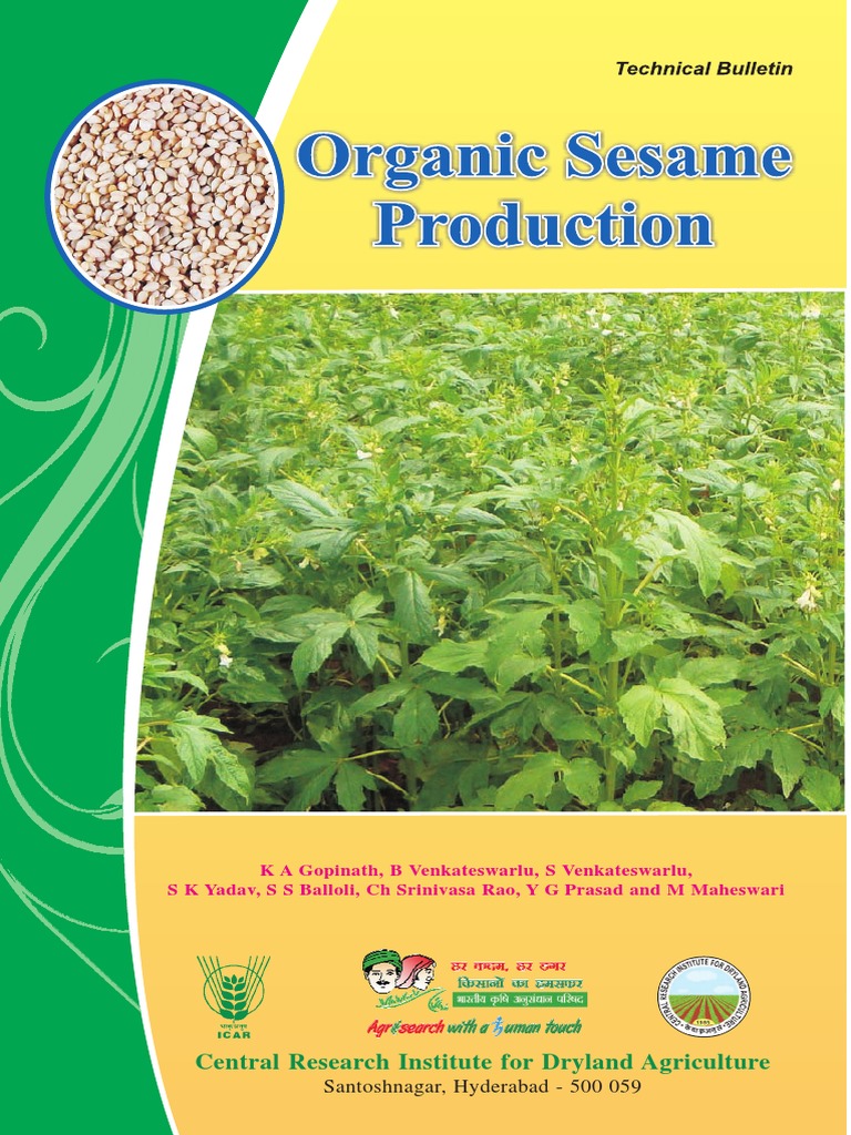 Organic Sesame Production | PDF | Organic Farming | Manure