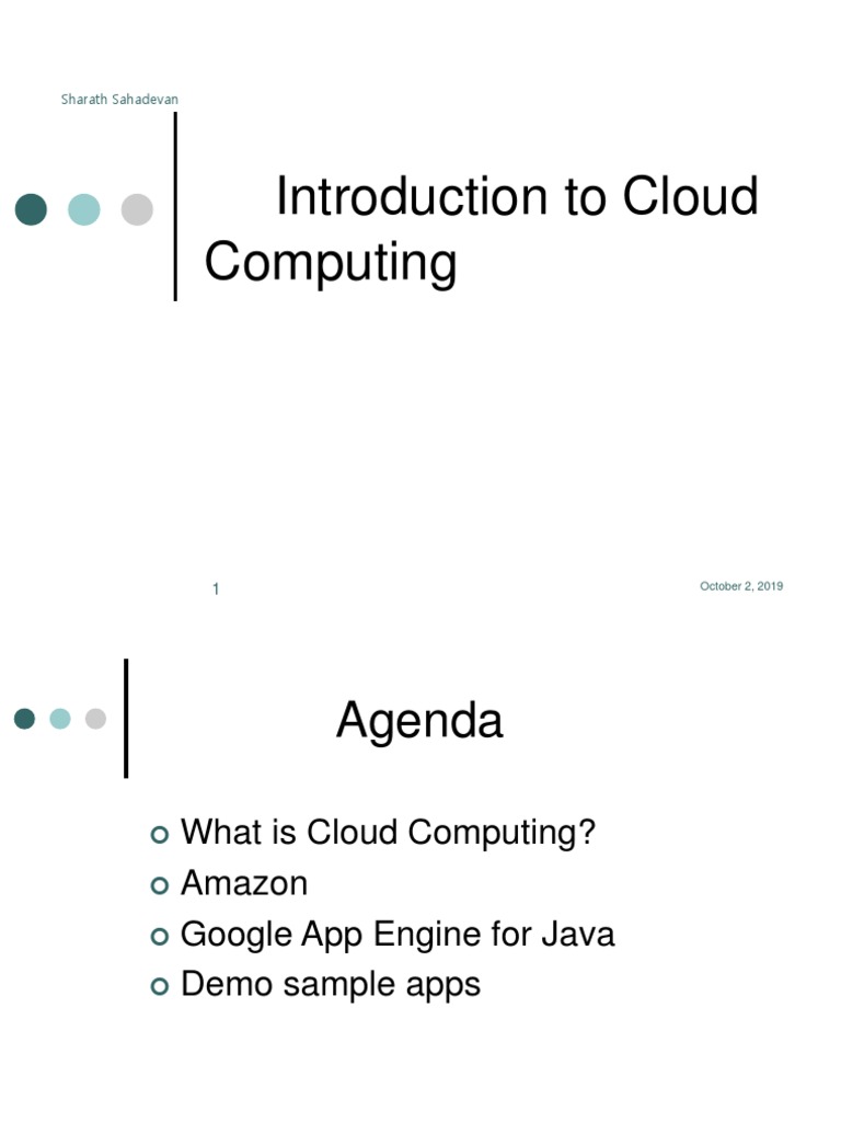 Introduction To Cloud Computing | PDF | Cloud Computing | Enterprise ...