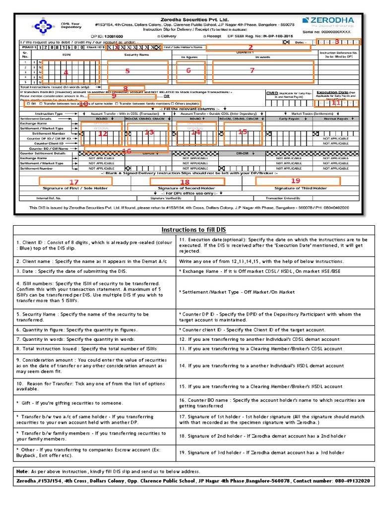 DIS Instructions | PDF | Stock Market | Service Industries