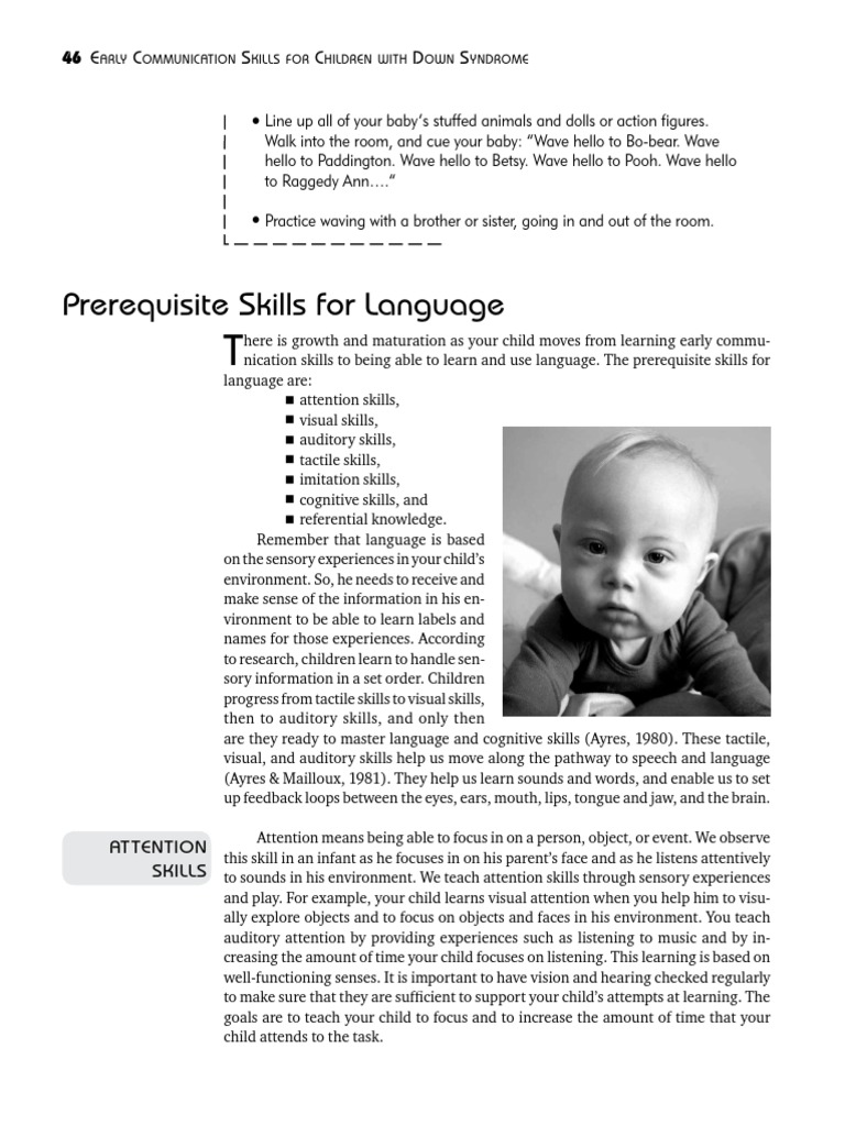 Prerequisite Skills For Language: E C S C D S | PDF | Mental Processes ...