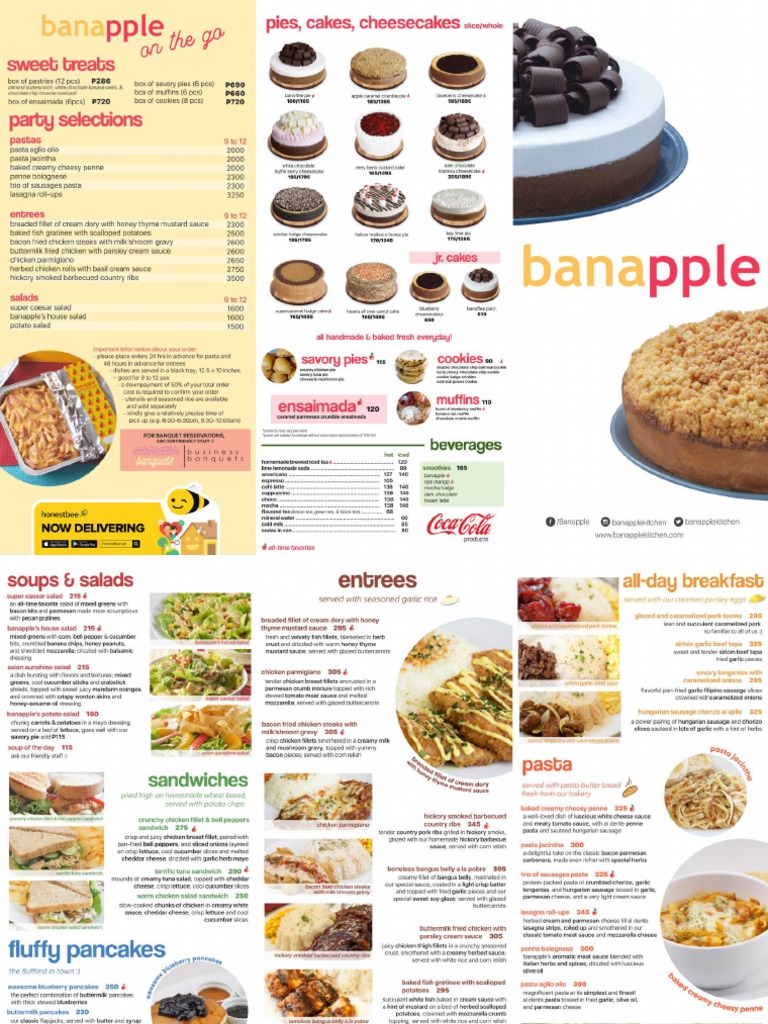 Banapple Menu PDF | PDF