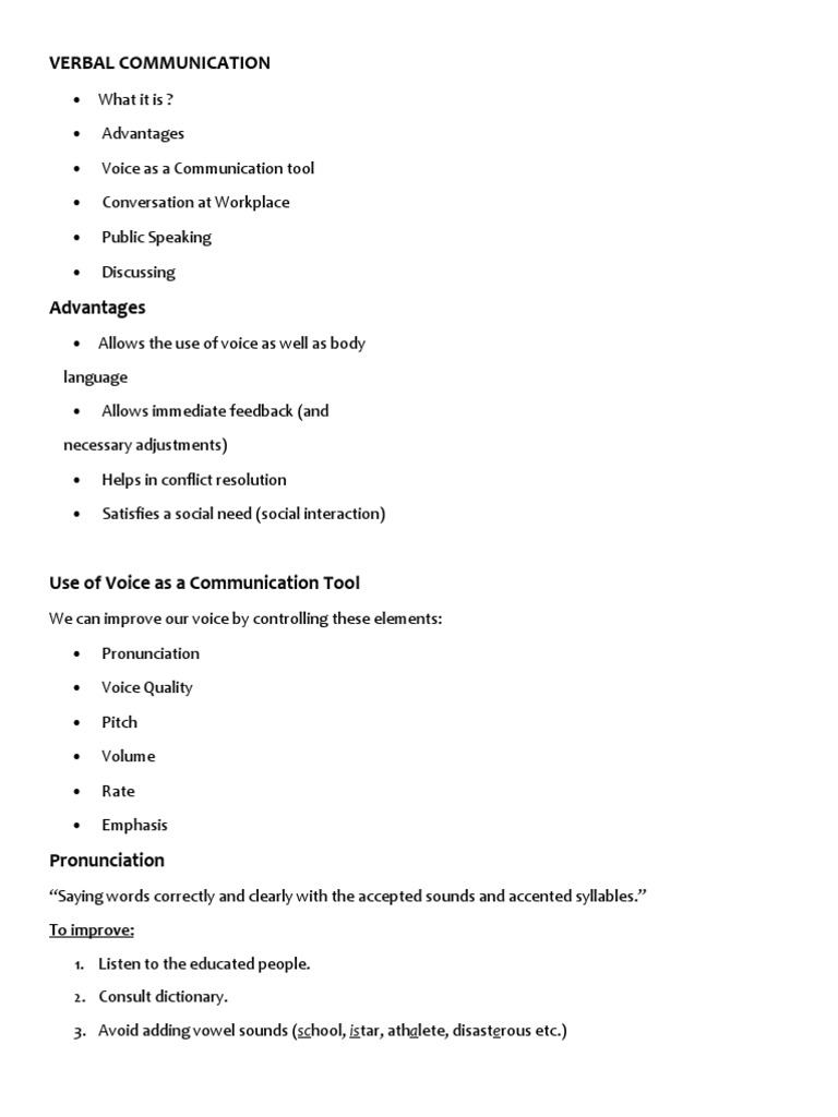 Mastering Verbal Communication: A Guide to Improving Voice, Public ...