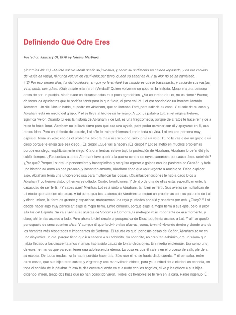 Definiendo Que Odre Eres | PDF | Vino | Perfume
