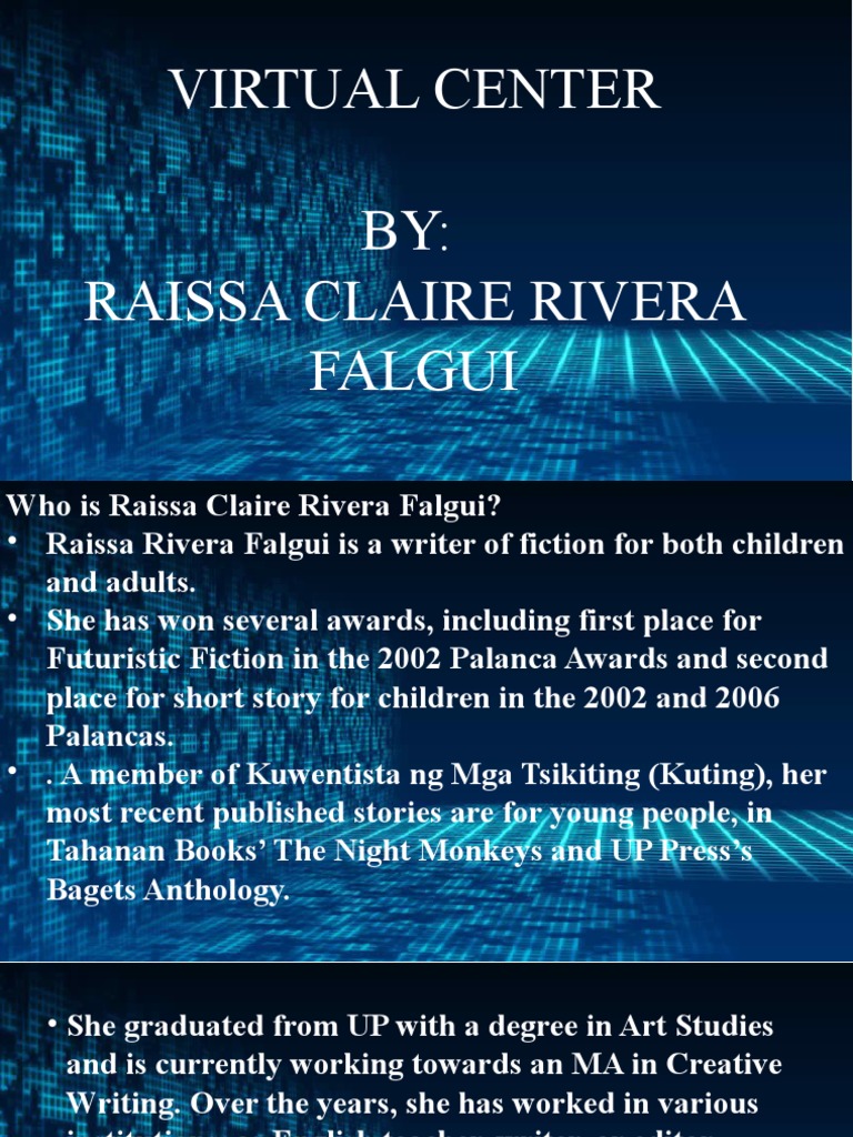 Virtual Center BY: Raissa Claire Rivera Falgui | PDF