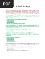 La gallinita roja y su pan | PDF