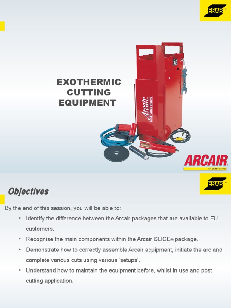 Exothermic Cutting Equipment | PDF | Flashlight | Combustion