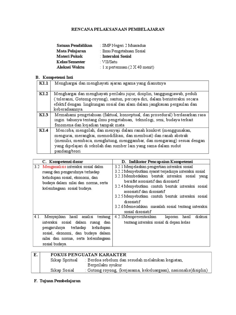 Contoh RPP Hots c4 | PDF | Sains & Matematika