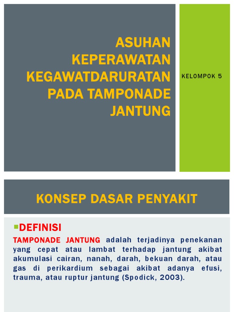 Tamponade Jantung | PDF