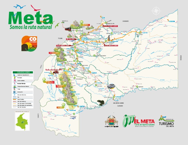 Mapa Del Meta | PDF